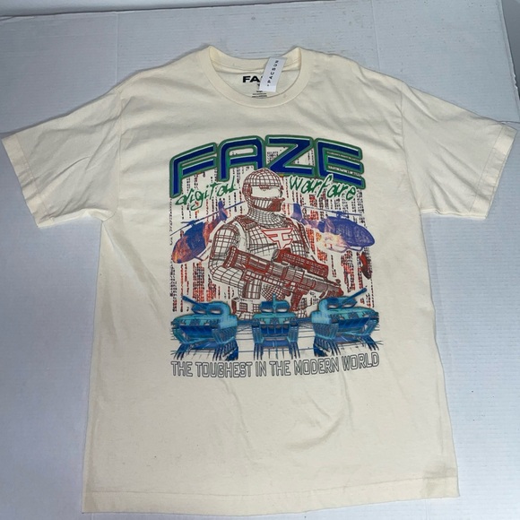 faze | Shirts | Faze Clan Digital Warfare T Shirt L Nwt | Poshmark